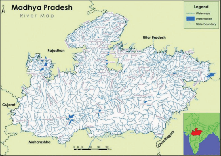Madhya Pradesh River Map PDF, HD PNG, JPG Download – MapInside
